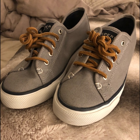 Sperry | Shoes | Womens Grey Sperrys Size 6 | Poshmark